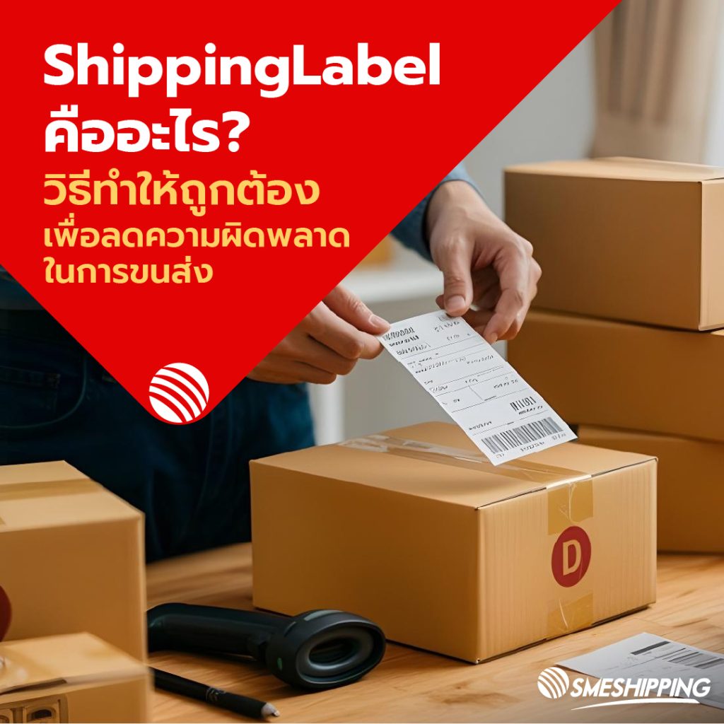 Shipping Label คืออะไรกับสิ่งที่คุณควรรู้ | SME Shipping